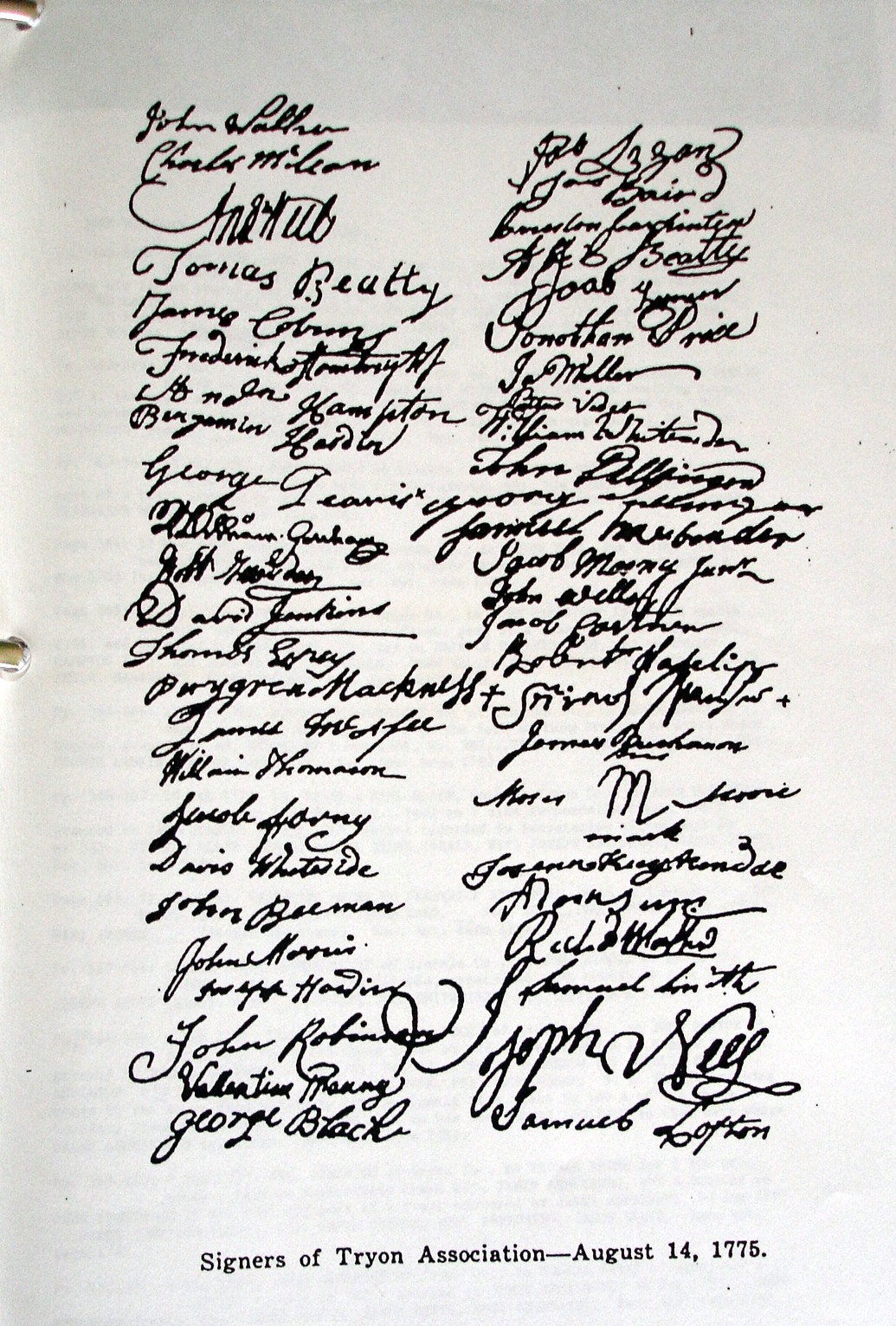 John Wells signer of Tryon Resolves August 14, 1775, Fought in Battle ...